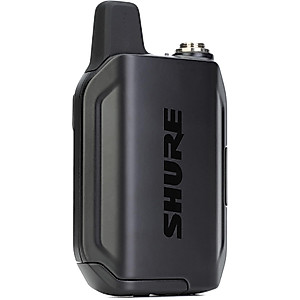 Shure GLXD1+ Wireless Bodypack Transmitter with Reversible Belt Clip and SB904 Battery (12-Hour Life) - for use with GLX-D+ Dual Band Wireless Microphone Systems (Receiver Sold Separately)