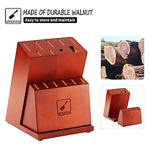 imarku Knife Set, 16PCS Professional Kitchen Knife Set with Block, Knife Sets for Kitchen with Block and Sharpener, Japan Steel Chef Knives Set for Kitchen, Ideal Gifts for Men Women