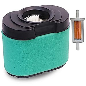 HOODELL Professional 792105 Air Filter, Durable 276890 Air Cleaner with Fuel Filter, Compatible with Briggs & Stratton V-Twin Engine 44H777 5405K 593240 4163205 GY21057 Air Filter