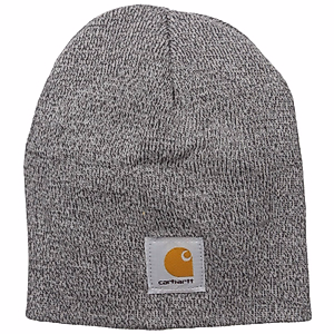 Carhartt Men's Knit Beanie, Heather Grey/Coal Heather, One Size