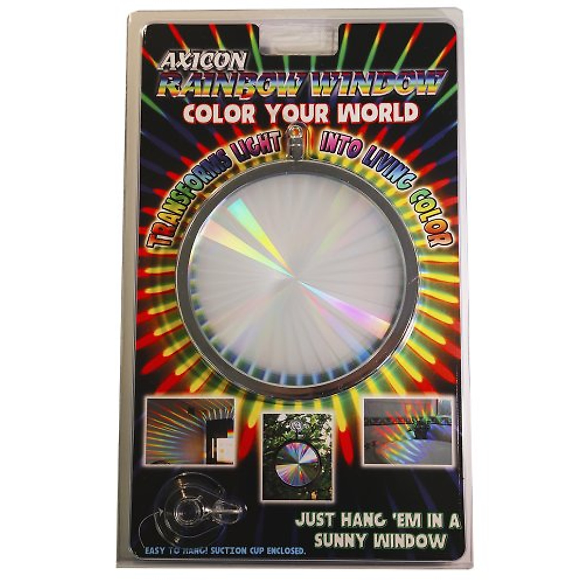 Suncatcher - Rainbow Prism Axicon Window Sun Catcher - These Suncatchers are Great for Feng Shui