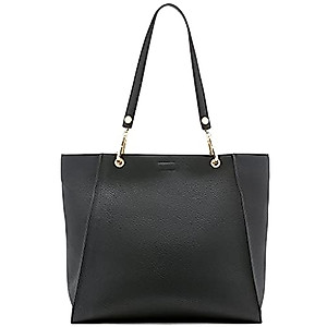 Calvin Klein Reyna North/South Tote, Black/Gold