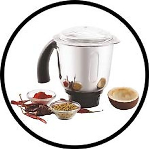 BOSS Cyclone 4-Jar Perfect Mixer Grinder Kitchen Grinding Genius 750 Watt Powerful Motor, 3 Variable Speed with Incher, 110V