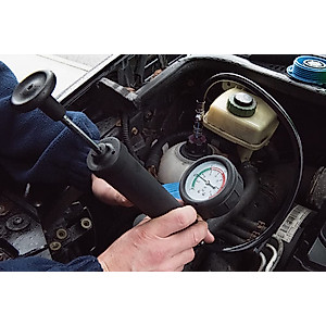 Silverline Tools 647951 Radiator Pressure Tester, Multicoloured, Set of 18 Pieces