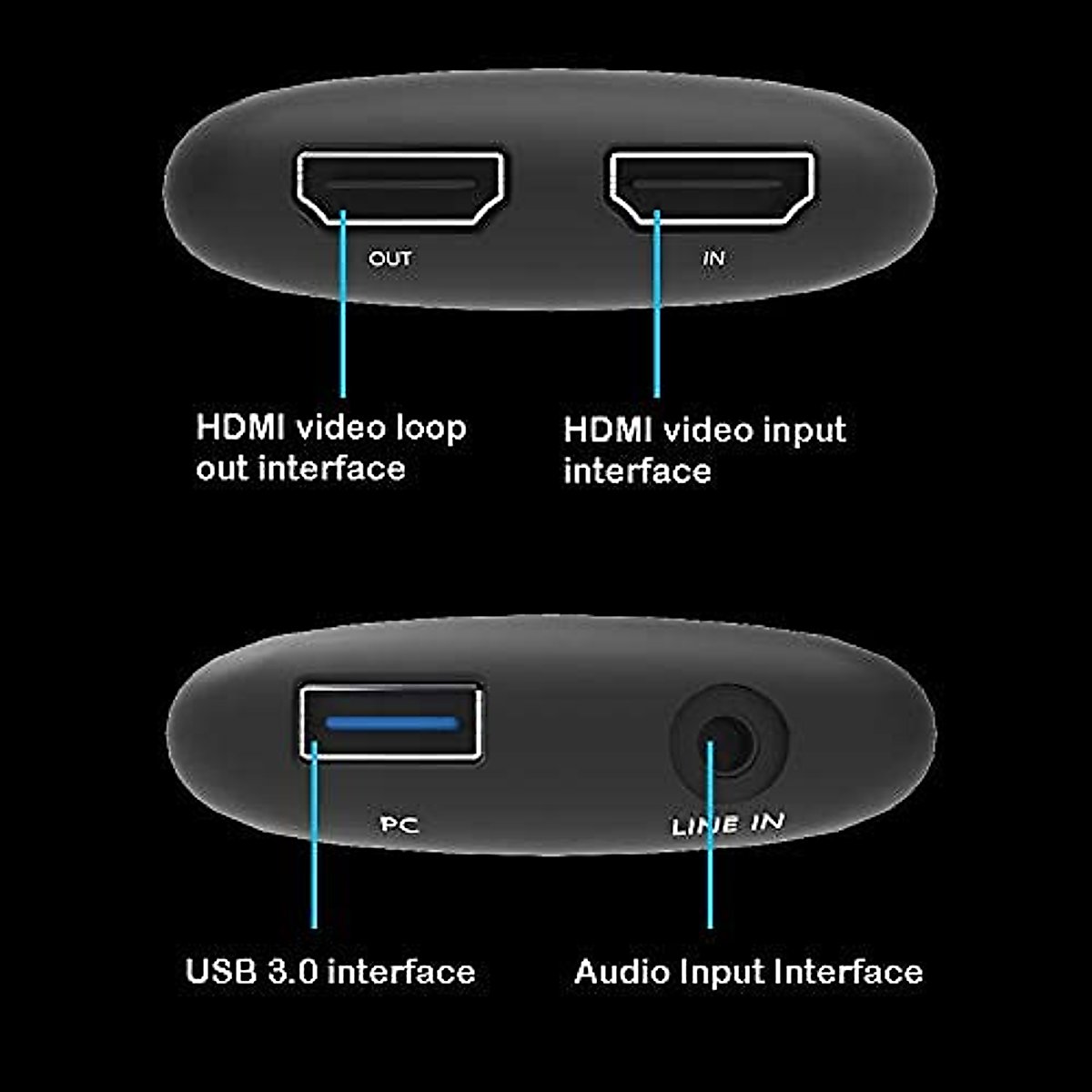 Y&H 4K Game Capture Card Live Streaming and Record in 4K30P or 1080P 120HZ,HDMI Zero-Lag Pass-Through USB3.0 Video Ultra-Low Latency for PS3, PS4, Xbox Series X/S, Xbox One, Nintendo Switch
