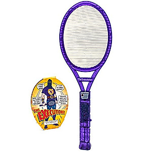 The Executioner Fly Killer Mosquito Swatter Racket Wasp Bug Zapper Indoor Outdoor (Purple)