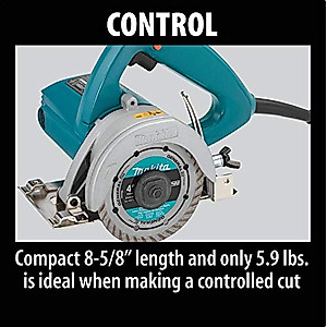 Makita 4100NHX1 4-3/8" Masonry Saw, with 4" Diamond Blade