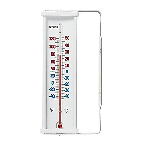Taylor Window Thermometer, White, 1 Pack