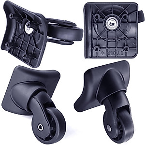 Replacement Luggage Wheel Repair Suitcase Bag Parts Spinner Wheels Casters a Pair（W149,2 pcs)