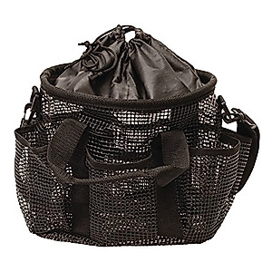 Weaver Leather Mesh Grooming Bag, Black with Black Binding, 65-2053-BK