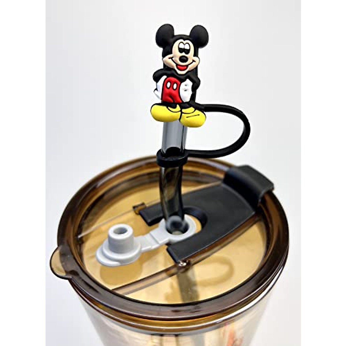 20Pcs Reusable Themed Party Straw Cap Silicone Reusable Drinking Straw Cover Lids Dust-Proof Straw Plugs for Straw Tips for Home Kitchen Accessories Party Decoration Funy Gifts