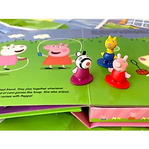 Peppa Pig My Busy Books - Storybook, 10 figurines, playmat