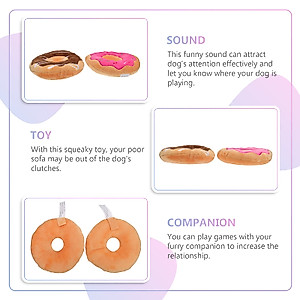 POPETPOP 2pcs Pet Plush Toys Dog pet Biting Toy Small Puppy chew Pet Supplies Teething Toys for Puppies Puppy Dental Toy Pet Plaything Puppy Toy Pet Chew Toy Sound Toy Filling pp Cotton