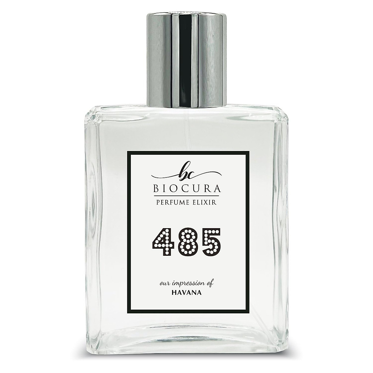 BIOCURA BC Perfume 485 Inspired by Havana For Men Replica Fragrance Dupes Eau de Parfum Spray Bottle 3.4 Fl Oz/100ml-X1