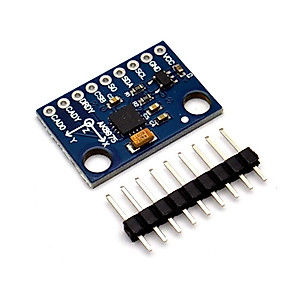 HiLetgo 2pcs AK8975 3-Axis Accelerometer Gyroscope Compass Sensor High Precison Compass Sensor Module IIC I2C SPI 3-5V