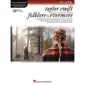 Taylor Swift - Selections from Folklore & Evermore: Flute Play-Along Book/Online Audio (Hal Leonard Instrumental Play-along)