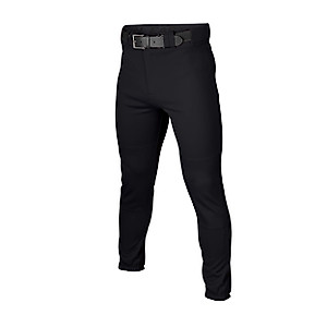 EASTON RIVAL+ Pro Taper Baseball Pant, Black, Adult, XSmall