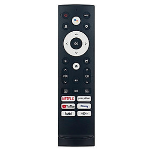 ERF3N90H Replace Voice Remote Control fit for Hisense QLED Series Smart TV (2022 Model) 50U6H 55U6H 65U6H 75U6H 55U7G 65U7G 75U7G 55U8H 65U8H 75U8H 43A6H 43A65H 43A68H 50A6H 50A65H 50A68H 55A6H 55A65H