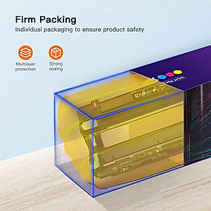 E-Z Ink (TM) Remanufactured Drum Unit Replacement for Brother DR221 DR-221 DR221CL to use with HL-3140CW HL-3170CDW MFC-9130CW MFC-9330CDW Printer Tray (1 Black, 1 Cyan, 1 Magenta, 1 Yellow) 4 Pack