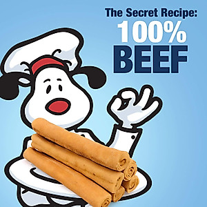 ValueBull USA Rawhide Twists for Small Dogs, 5 Inch, Smoked, Varied Thicknesses, 200 Count Bulk Pack - Natural & Safe, USA Beef Hide, Long Lasting, Chemical Free, No Artificial Flavors