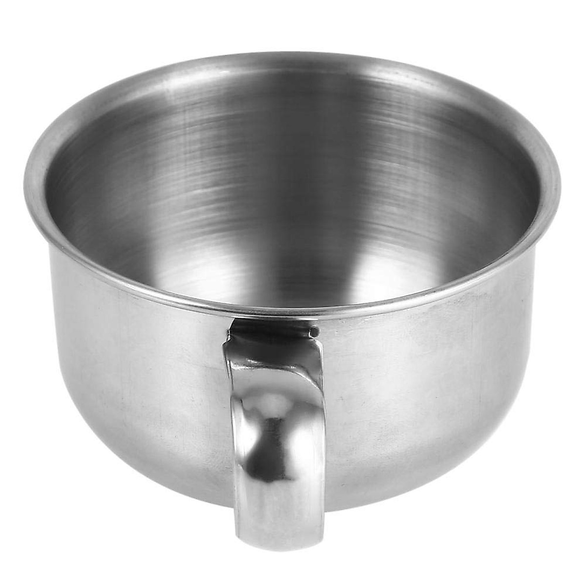 Shaving Bowl Set, New Stainless Steel Metal Shaving Soap Mug Bowl Cup Shaver Razor Cleansing Foam Tool For Man