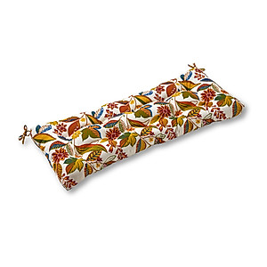 Greendale Home Fashions 44-inch Outdoor Swing/Bench Cushion, Set of 1, Foliage