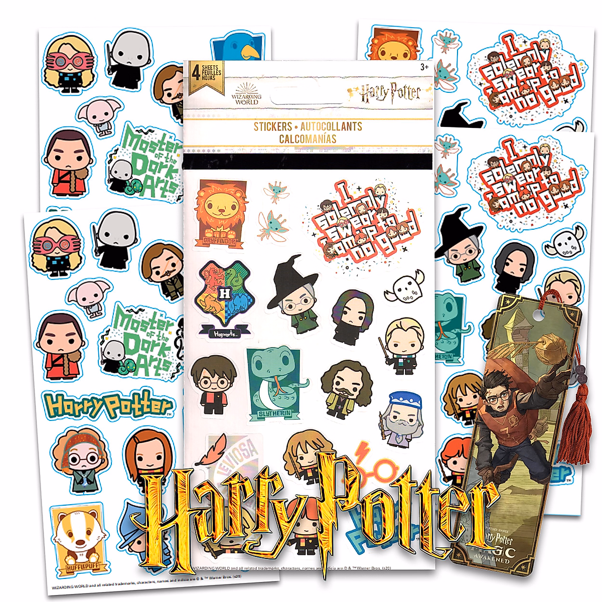 Harry Potter Sticker Set ~ Bundle with 60+ Harry Potter Stickers for Laptops, Water Bottles and More | Harry Potter Party Favors and Supplies