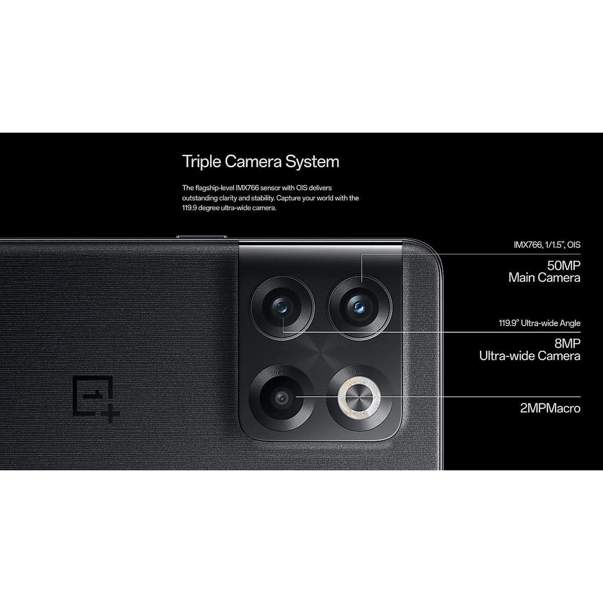 ONEPLUS 10T | Moonstone Black | 5G Unlocked Android Smartphone U.S Version | 8GB RAM+128GB Storage (Renewed)