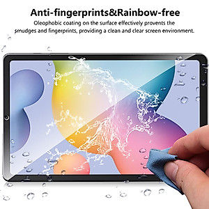 Warmyee [2 Pack] Screen Protector for Samsung Galaxy Tab S6 Lite 10.4 Inch (2022/2020), Galaxy Tab S6 Lite 10.4 inch SM-P610/P613/P615/P619, Tempered Glass