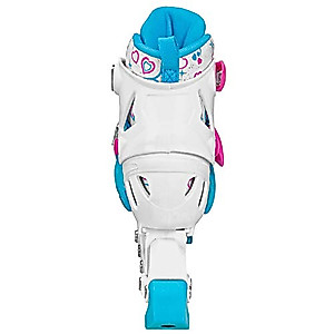 Roller Derby Girls Tracer Adjustable Inline Skates (Blue, Medium (2-5))