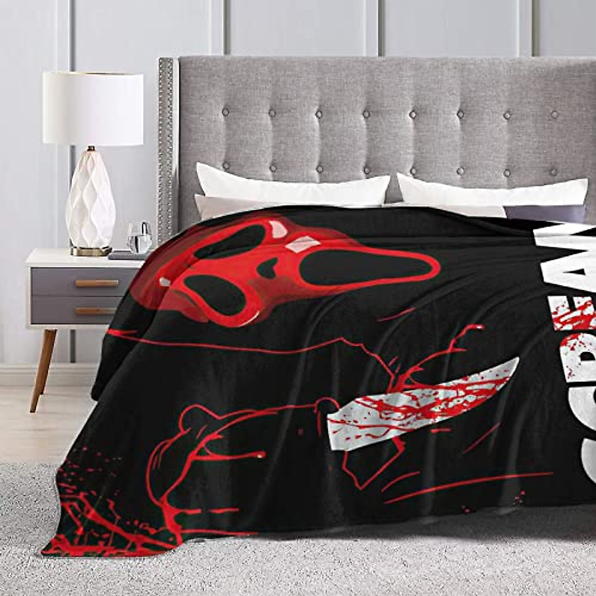 Halloween Horror Movie Blanket,Ultra-Soft Throw Blanket Air Conditioner Sofa Warm Blanket,Micro Fleece Light Weight Blanket50 x40