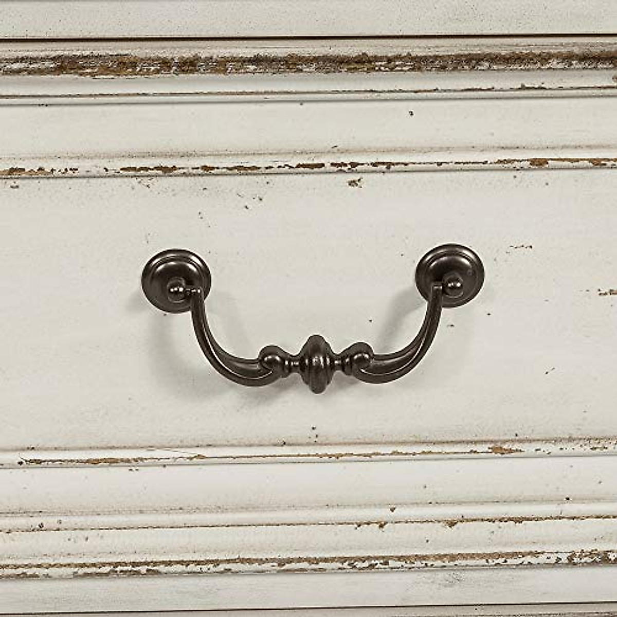 Liberty Furniture Industries Magnolia Manor 3 Drawer Bedside Chest w/Charging Station, W36 x D18 x H34, White