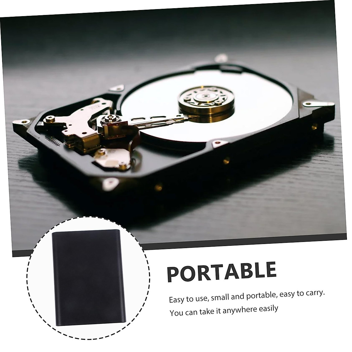 KONTONTY 1pc SSD Solid State Drive USB Hard Drive Portable HDD External Portable Hard Drive External HDD 64G Hard Drive HDD Hard Disk Durable Hard Drive Durable HDD USB Mobile Hard Disk