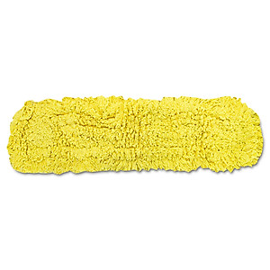 Rubbermaid Commercial Trapper Commercial Dust Mop, Looped-end Launderable, 5 x 36, Yellow
