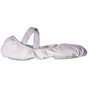 Capezio Women's Ballet Flat, White, 6.5 UK