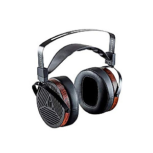 Monolith M1060 Over Ear Planar Magnetic Headphones - Black/Wood With 106mm Driver, Open Back Design, Comfort Ear Pads For Studio/Professional