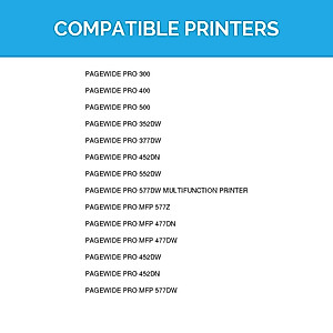 LD Compatible Ink Cartridge Replacement for HP 972A L0R86AN (Cyan)