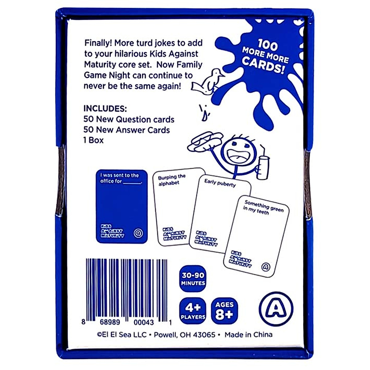 Kids Against Maturity Expansion Pack #3, Card Game for Kids and Families, Super Fun Hilarious for Family Party Game Night (Core Game Sold Separately)