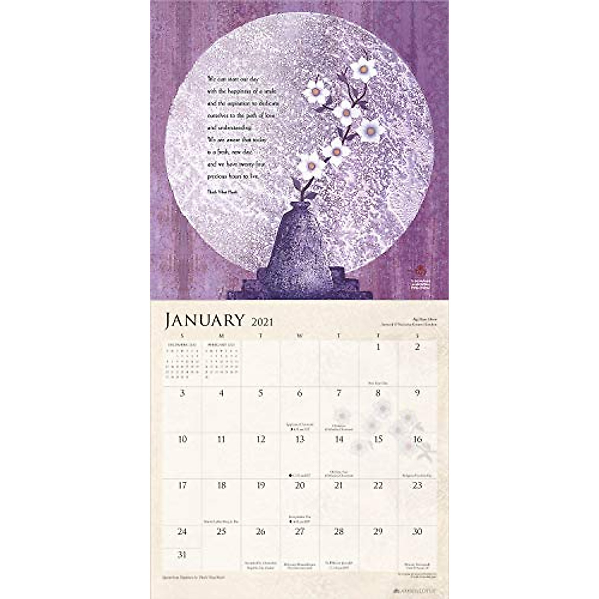 Thich Nhat Hanh 2021 Calendar