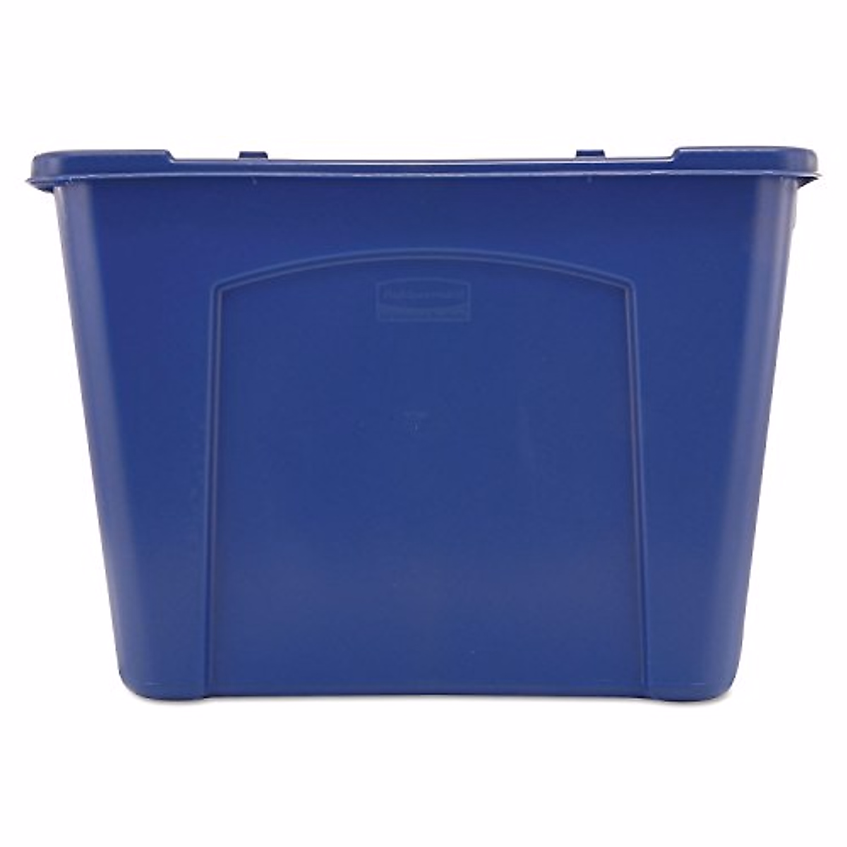 Rubbermaid Commercial 571473Be Stacking Recycle Bin Rectangular Polyethylene 14Gal Blue