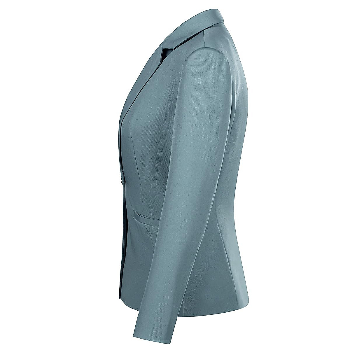 YUNCLOS Women's 2 Piece Office Work Suit Set One Button Blazer and Pants (Green, S)