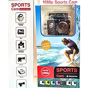 Sports Camera HD 1080p Mini camcorders Action Camera Video Full hd, Black (HL-01-02)