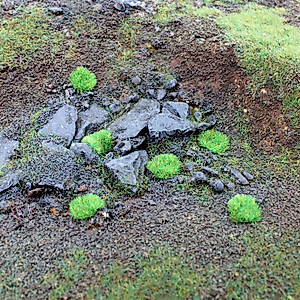 War World Scenics Early Spring 2mm Self Adhesive Static Grass Tufts x 100 – Railway Modeling Wargaming Terrain Model Diorama