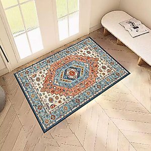 belon Foyer Rugs for Entryway Washable Door Mat Indoor Entrance Rug Non Slip Floor Rug Colorful Carpet 3×4 House Area Rugs for Living Room Bedroom Dining Room Kitchen Home Decor Welcome Mats, Various