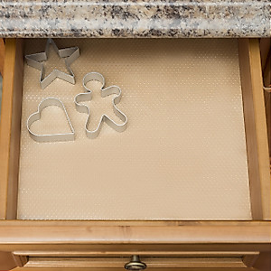 Home Basics Non-Slip Dots Shelf Liner, 18 by 60-Inch