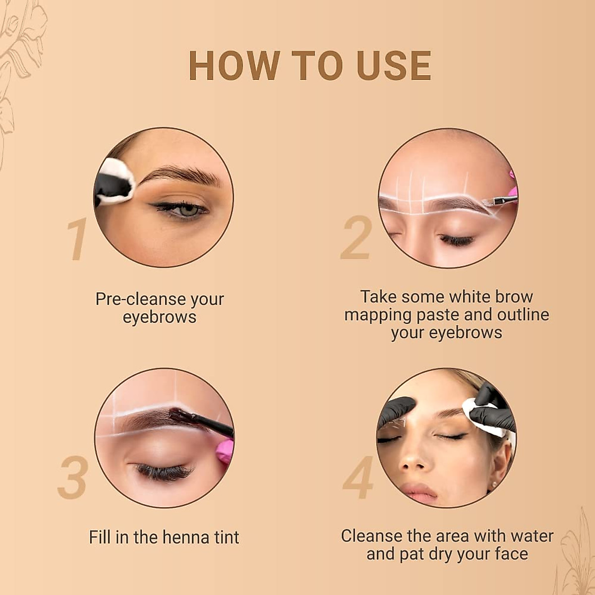 MINA White Mapping Brow Paste 5g | Draw Or Sketch The Right Shape Of The Eyebrow | Help To Perfect Your Brow Tinting