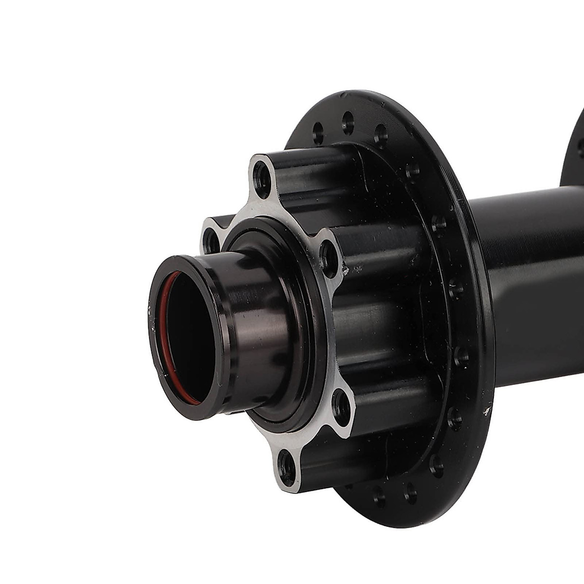 Hub, Mountain Bike Hub Bearing Aluminum Alloy Disc Brake Hub 36 Holes for Road Bike Black