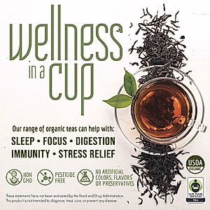 Davidson's Organics, Moringa Strawberry Rose, 100-count Individually Wrapped Tea Bags