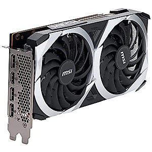 MSI Gaming AMD Radeon RX 6600 XT 128-bit 8GB GDDR6 DP/HDMI Dual Torx Fans FreeSync DirectX 12 VR Ready OC Graphics Card (RX 6600 XT MECH 2X 8G OC)