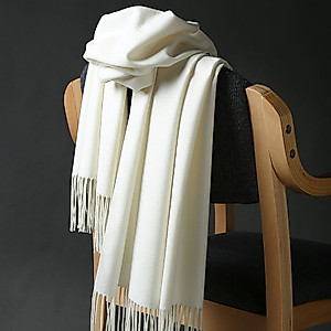 OHAYOMI Womens Pashmina Shawl Wrap Scarf Solid Color Pashmina